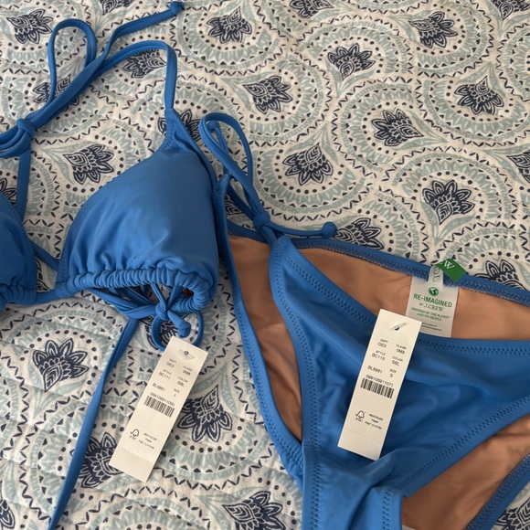 J. Crew | Other | Nwt J Crew Royal Blue String Bikini | Poshmark